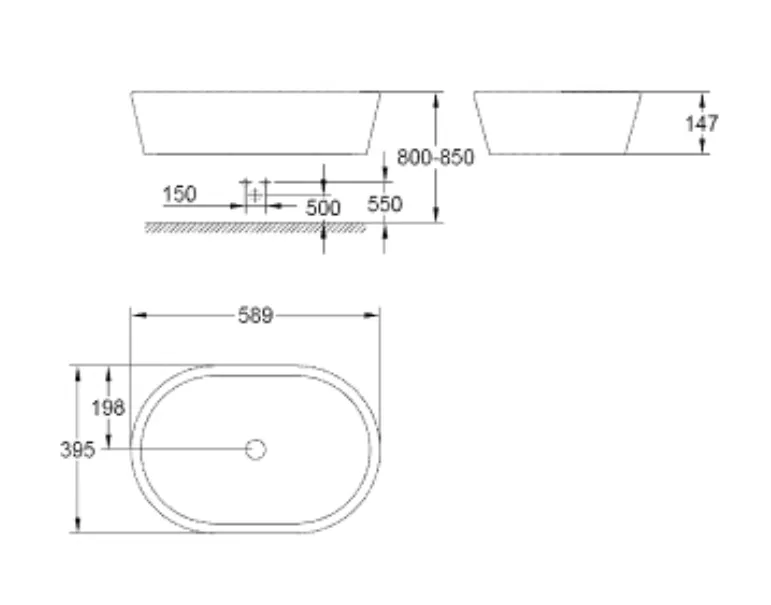 Jual Wastafel Grohe Eurocosmo Vessel Basin 60 Original | Juragan Material